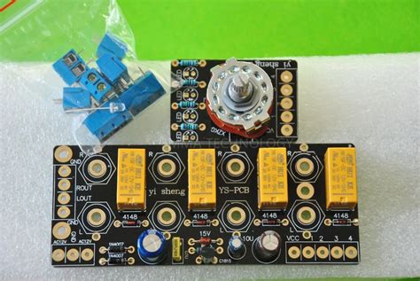 Audio Signal Selector Relay Board Signal Amplifier Switching Board In Integrated Circuits From