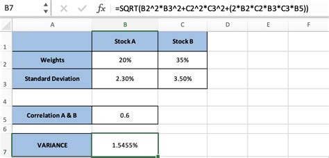 Variance Formula Example Downloadable Template Guide Wall Street Oasis