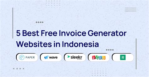 5 Best Free Invoice Generator Websites In Indonesia