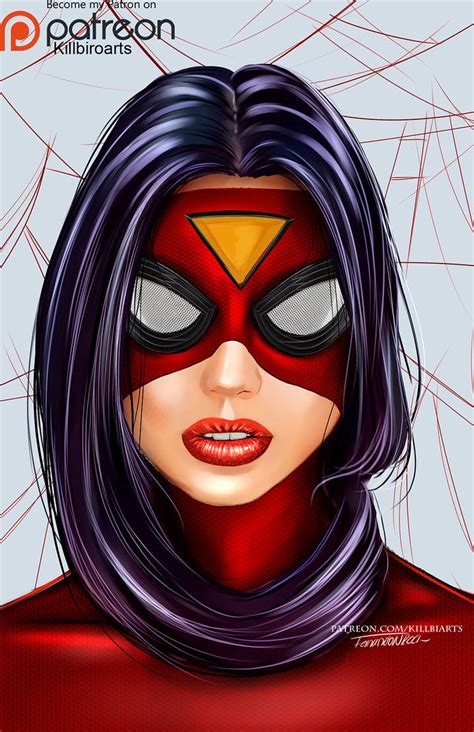 Spider Woman Portrait By Killbiro On Deviantart