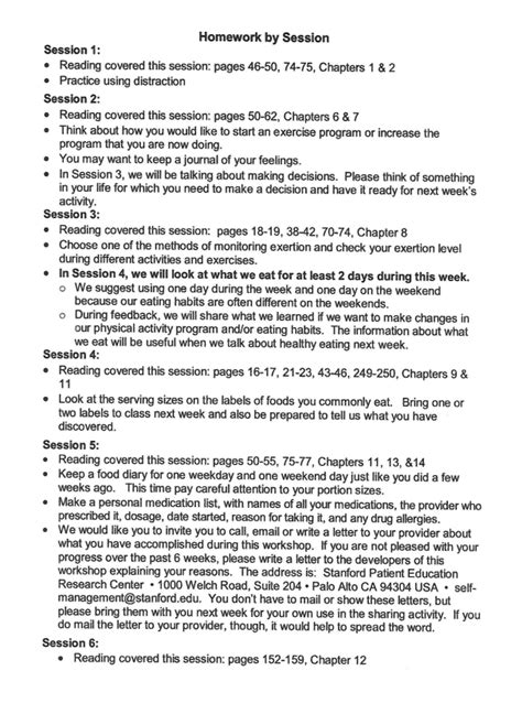 Evaluation Of A Chronic Disease Self Management Program