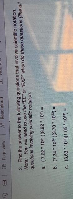 Solved Find The Answer To The Following Questions That Chegg