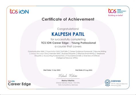 Kalpesh Patil On Linkedin Tcs Continuouslearning