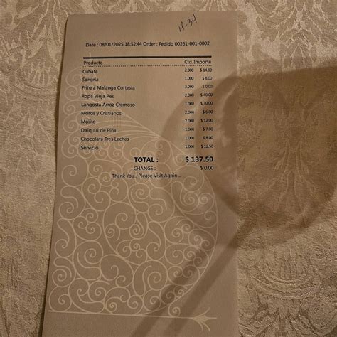 Menu At La Guarida Restaurant Havana 418 Concordia