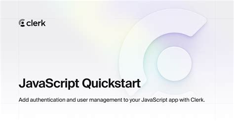 Javascript Quickstart