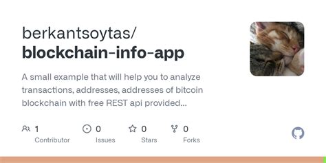 Github Berkantsoytas Blockchain Info App A Small Example That Will Help You To Analyze