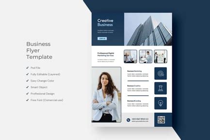 Business Flyer Template Design Print Templates Ft Business And Flyer