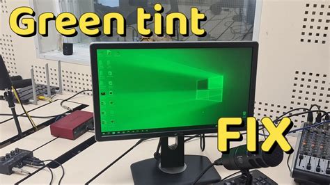 How To Fix Green Monitor Screen Tint Youtube