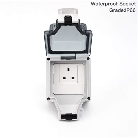 Waterproof Uk Socket Weatherproof Electrical Wall Grandado
