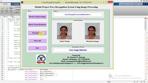 Face Recognition System Using Image Processing Matlab Project With