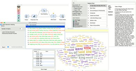 Topic Modelling — Orange3 Text Mining Documentation