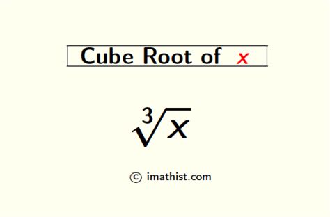 Cube Root Of X Definition Symbol Graph Properties Derivative Integration Imath