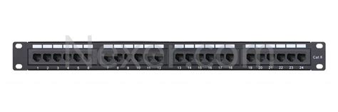 Cat6 Patch Panel 1U 24 Port Rack Mount Nexer Com