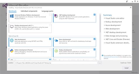 Steps To Install Visual Studio Enterprise RC