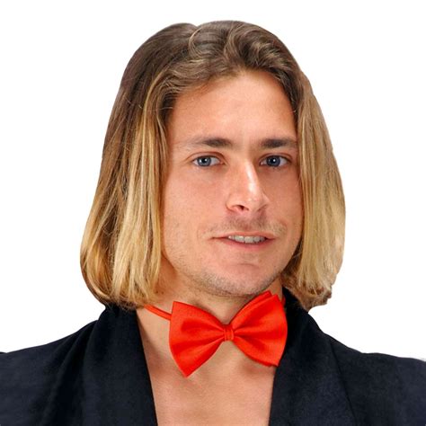 Röd Fluga I Satin Partykungen