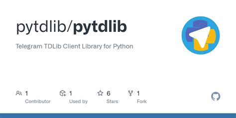 Github Pytdlib Pytdlib Telegram Tdlib Client Library For Python