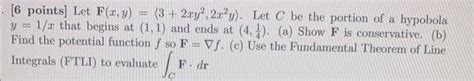 Solved Points Let F X Y Xy X Y Let C Be The Chegg Com