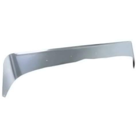 Stainless Steel Aero Style Bug Shield For Peterbilt 378 And 379 Short