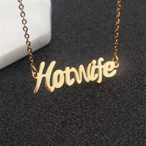 Hotwife Anklet Or Necklace Stainless Steel With Mirror Finish Etsy