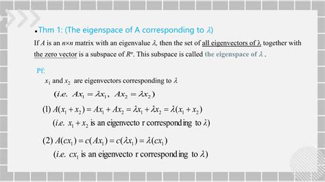 Eigen Value And Vector Of Linear Transformation Pptx