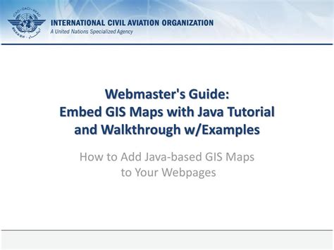 How To Add Java Based GIS Maps To Your Webpages Ppt Download