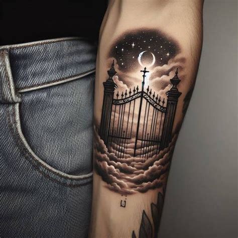 57 Glorious And Meaningful Gates Of Heaven Tattoo Ideas To Dispel The