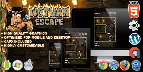 Wothan Escape HTML Construct Skill Game Code Market