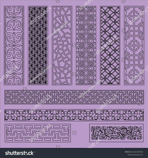 Jali Design Graphic Cncrouter Geometric Laser Stock Vector Royalty Free 2101345702 Shutterstock