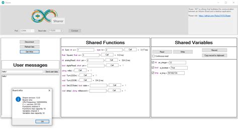 Sharer Is An Arduino And Net Communication Library