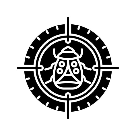 Bug Target Vector Icon Vector Art At Vecteezy
