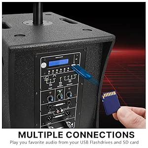 Amazon Pyle Line Array Column Speaker Professional And Compact Sound System With X