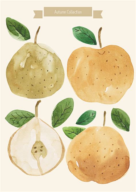 유토이미지 [일러스트레이션]가을수채화 배