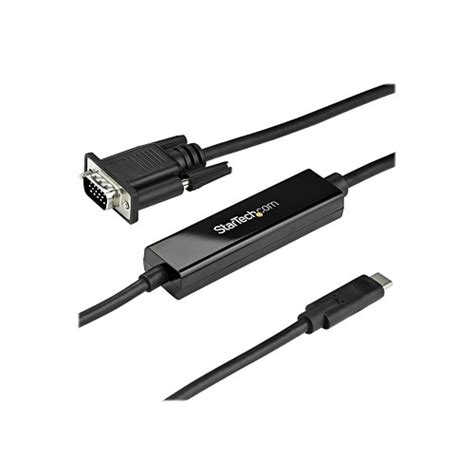 Startech Com Ft M Usb C To Vga Cable X P Usb Type C Dp Alt Mode To Vga Video