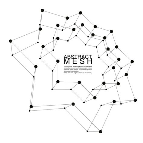 Premium Vector Abstract 3d Mesh Vector Background Abstract Conceptual Illustration