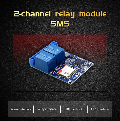 Gsm Remote Control Switch Sim800c Stm32f103c8t6 With 2 Relay Output