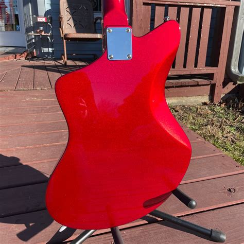 Eastwood Jeff Senn Model One Red Guitars Electric Solid Body Fanny
