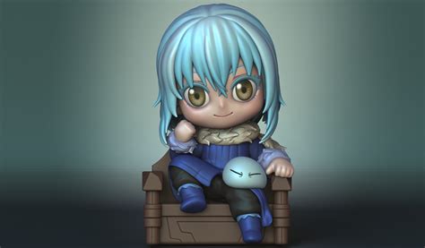 3d File Rimuru Tempest Chibi Tensei Shitara Slime Datta Ken Stl 3d