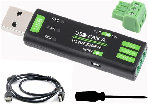 Waveshare Usb To Can Adapter Model A Stm32 Chip Solution Can Baud Rate 5kbps~1mbps