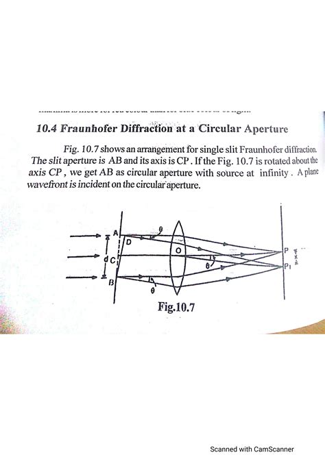 Solution Diffraction Circular Aperture Resolving Power Of Grating