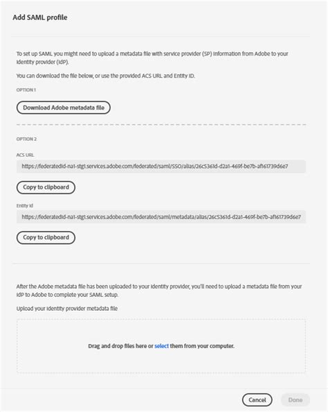 Errors Signing In To Adobe Products With Federated ID SSO