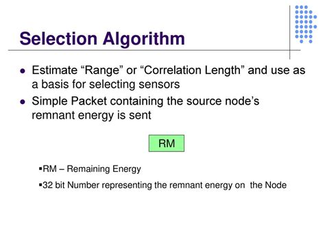 node selection in distributed sensor networks ppt download