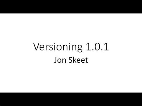 NDC Conferences Talk Versioning From NDC Conferences Class Central