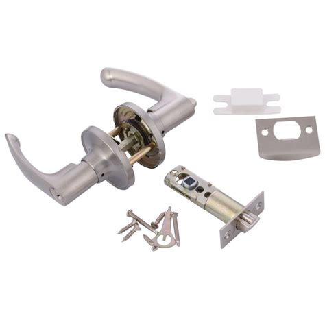 Stainelss Steel Mortise Modern Handle Door Lock Set, Stainless Steel at ...