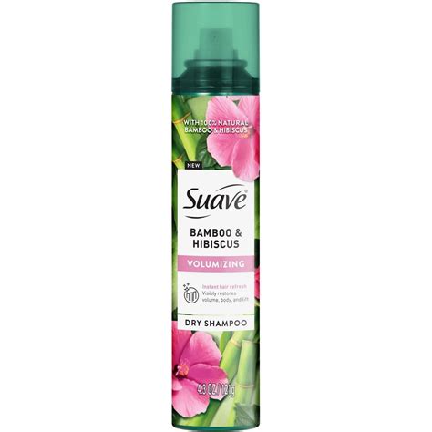 Suave Volumizing Dry Shampoo Spray Bamboo And Hibiscus Shop Shampoo