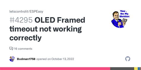 oled framed timeout not working correctly · issue 4295 · letscontrolit