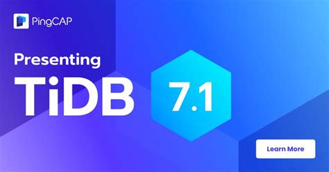 Sam Dillard On Linkedin Presenting Tidb 71 The Most Advanced Distributed Database