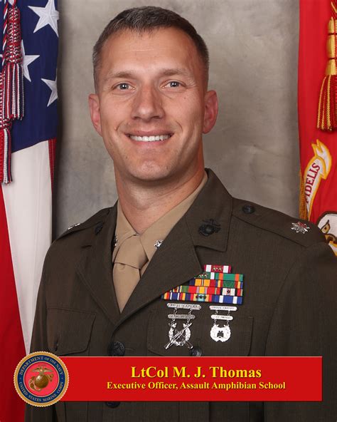 Lieutenant Colonel M J Thomas Training Command Biography