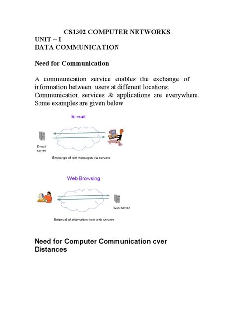 Understanding Computer Networks An Overview Of Data Communication