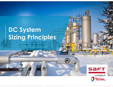 dc system sizing principles