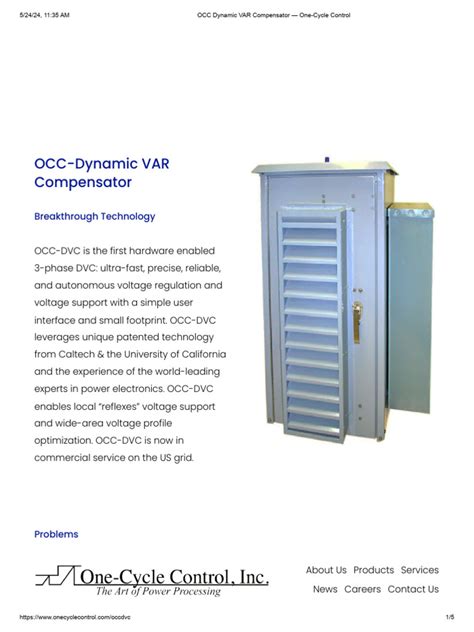 occ dynamic var compensator one cycle control pdf alternating